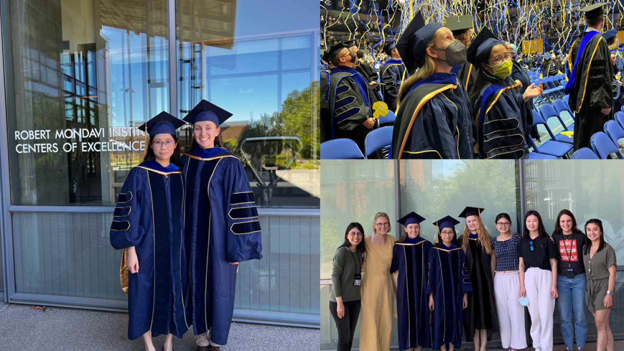 Congratulations to Sierra Durham and Yu-Ping Huang on graduating with their Ph.D.! | Barile Lab